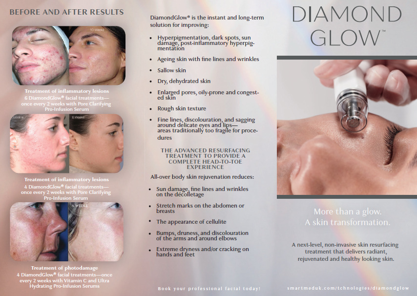 DiamondGlow® Client Brochures - Clever Beauty